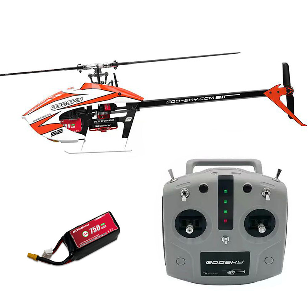 GOOSKY S2 Max RC Helicopter 3D 6CH Brushless Helicopter | dronesset