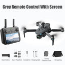 SMRC S840 PRO 8K Drone 3-Axis Gimbal Intelligent Obstacle Avoidance ...