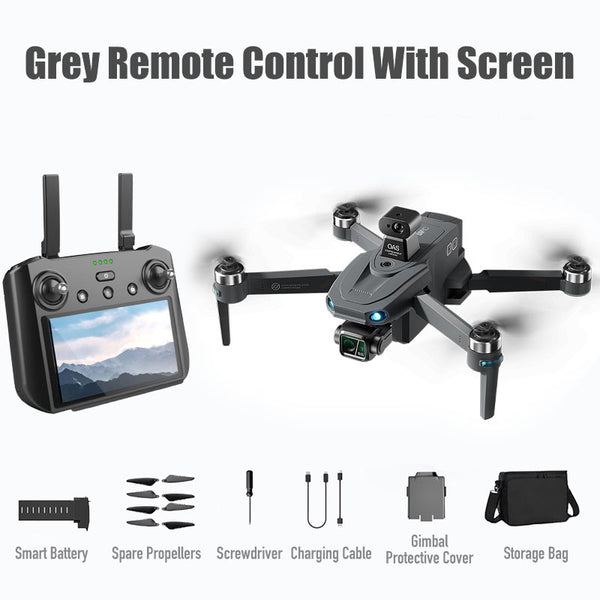 SMRC S840 PRO 8K Drone 3-Axis Gimbal Intelligent Obstacle Avoidance ...