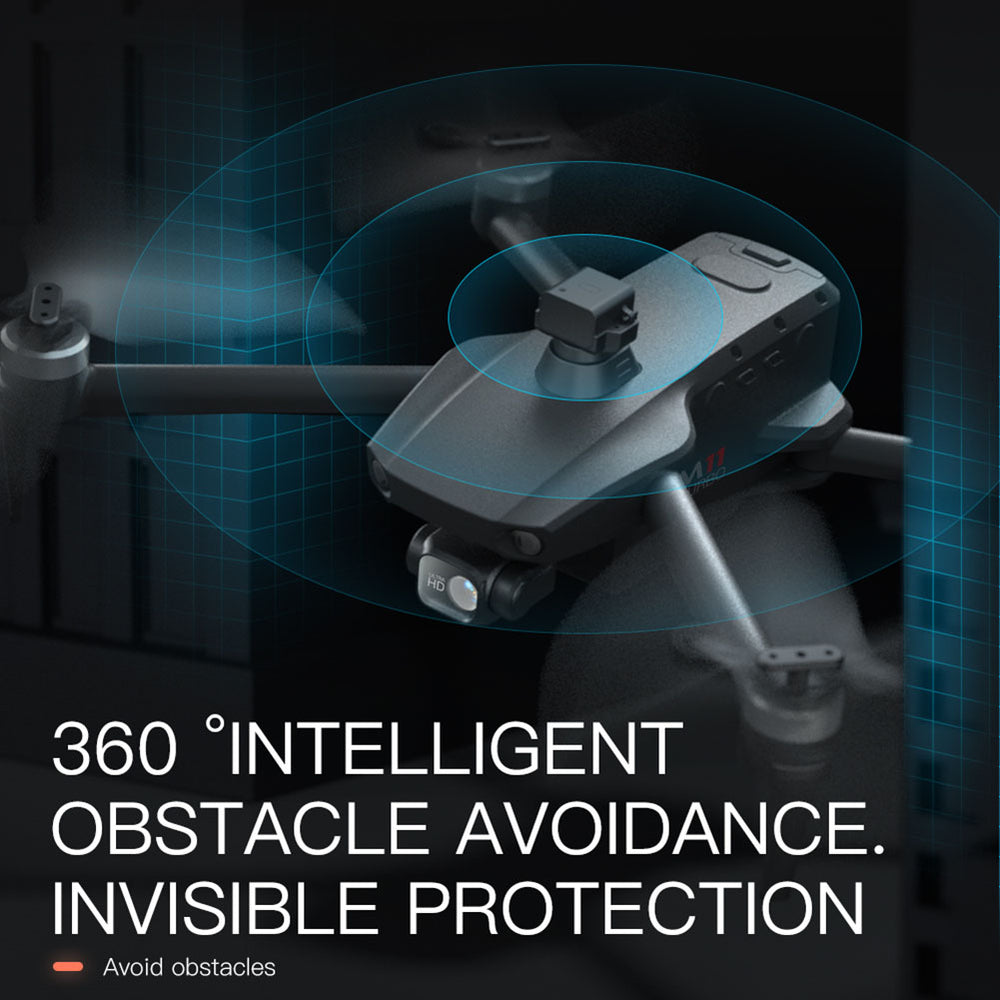 XMR/C M11 Turbo 3-axis Gimbal 4K Drone Obstacle Avoidance Quadcopter ...