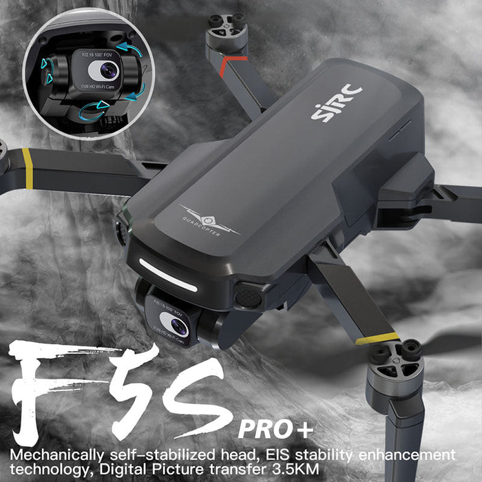 SJRC F5S Pro+ 4K RC Drone Profesional 2-Axis Gimbal GPS 5G WiFi Brushl